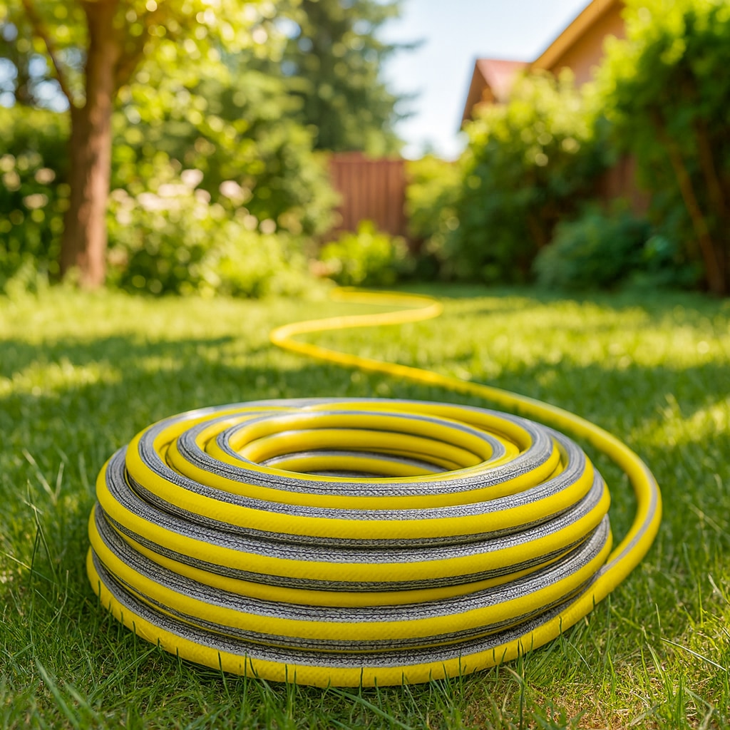Furtun gradina multistrat Anti-torsion Plus, antirasucire, lungime 25 m ...