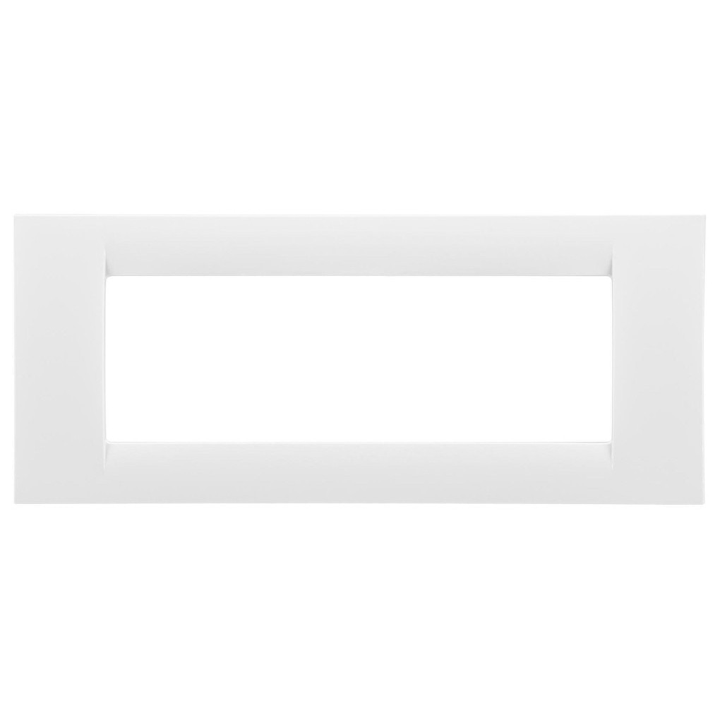 KIT complet Priza tripla Gewiss 6M, pentru doza 6M, 16A, plastic, Alb ...