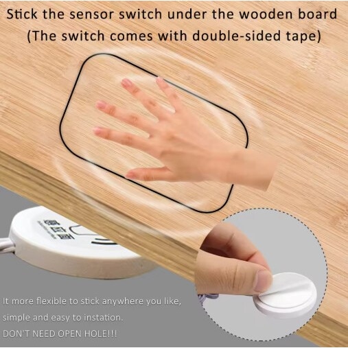 Intrerupator senzor Banda LED de mobilier On Off 5A 12v-60W / 24v-120W ...