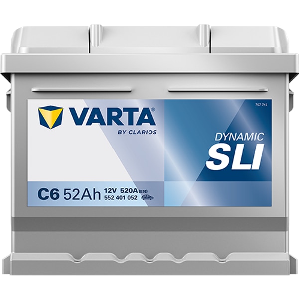 Акумулатор Varta Dynamic SLI 52Ah 520A C6 552401052 - eMAG.bg