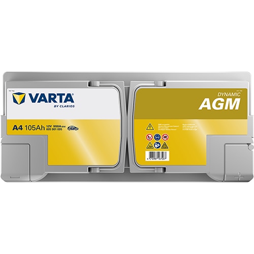 Baterie auto Varta Dynamic AGM AGM 105Ah 950A A4 605901095 - eMAG.ro
