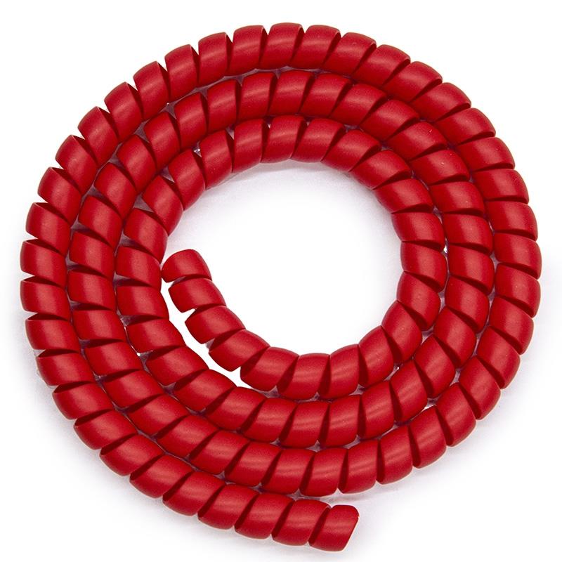 Protectie spiralata pentru cablu trotineta electrica, rosu, 110 cm ...
