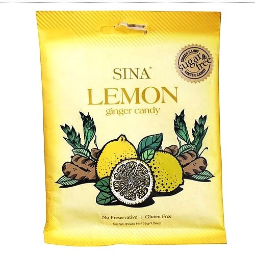 Bomboane de ghimbir cu lamaie fara zahar 36g - eMAG.ro