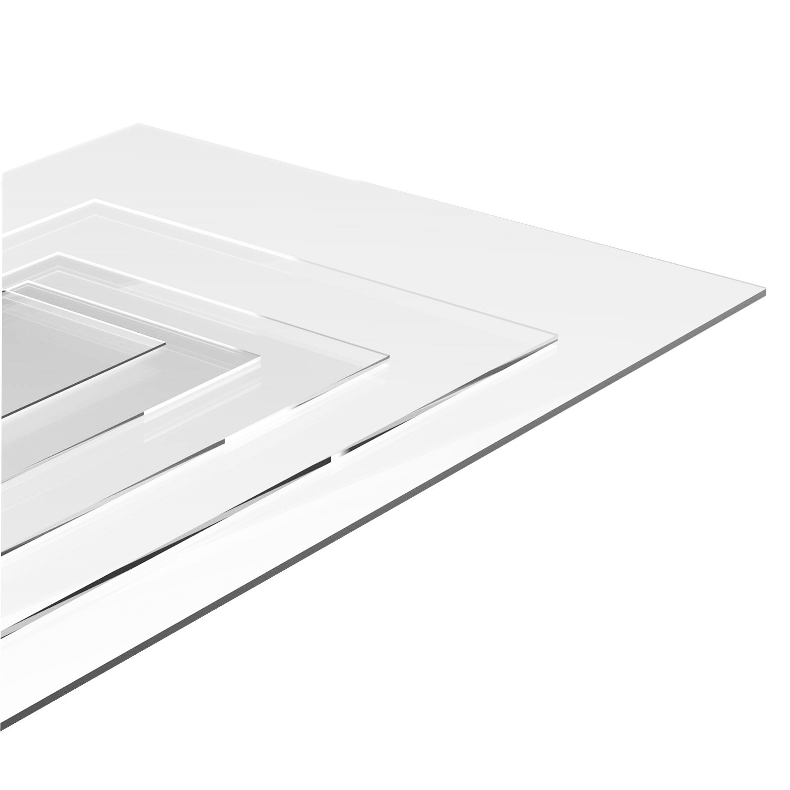 Placa acrilica tip plexiglas transparenta, grosime 5mm, 1000mmx1000mm ...