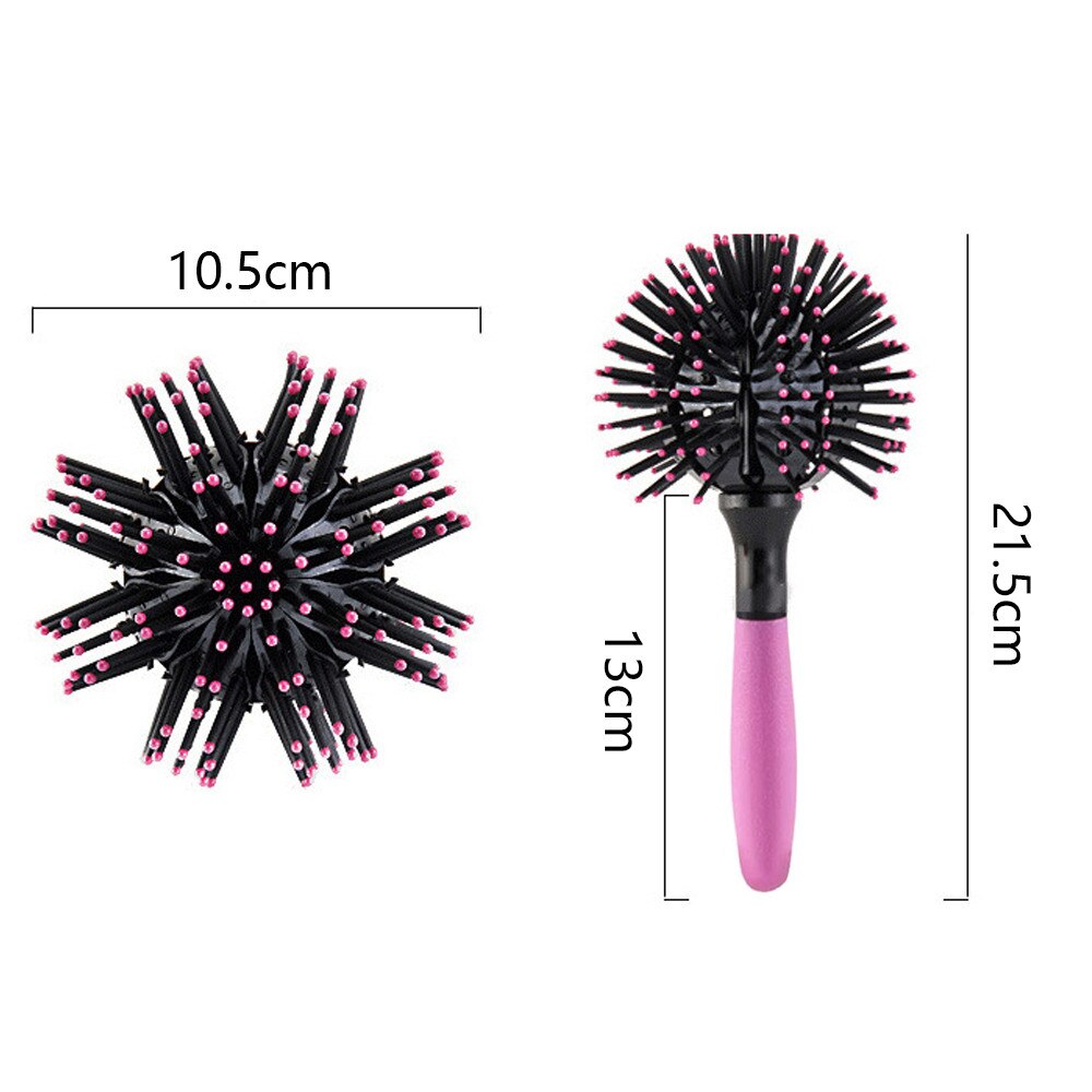 Set perii de par 3D, design sferic, pentru bucle, dispersie caldura ...