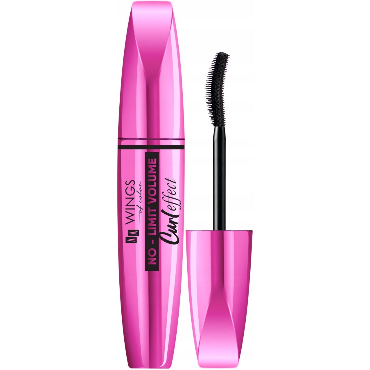 Mascara AA Wings of Color No-Limit Volume Curl Effect, negru, 6 g - eMAG.ro