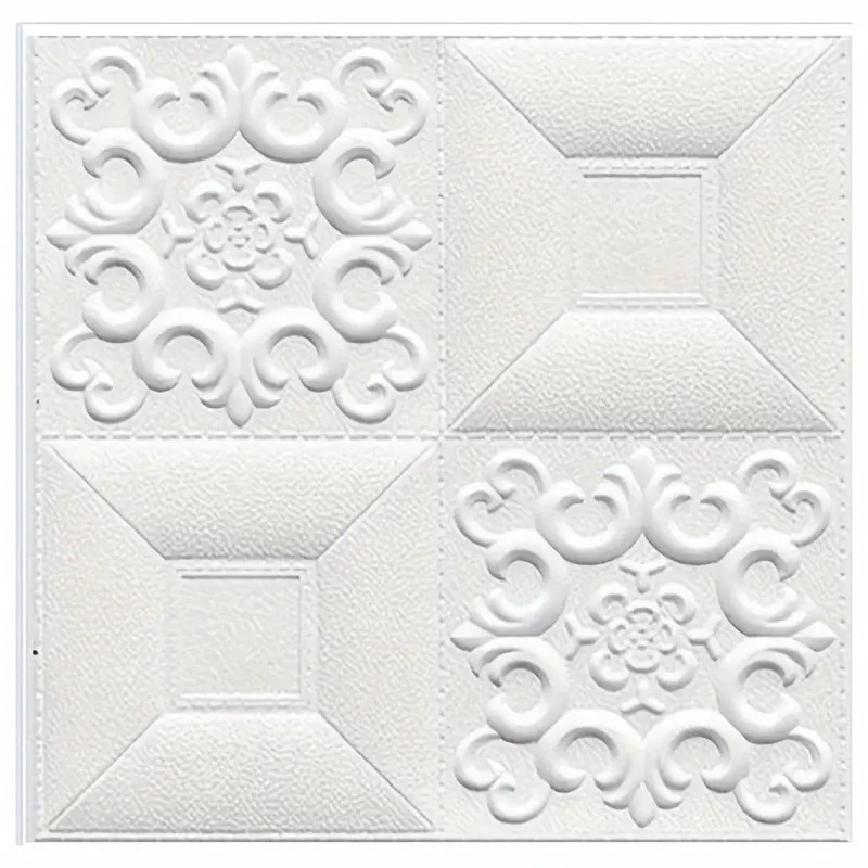Set 10 coli x 4 bucati, tapet autoadeziv 3D, panou decorativ tavan ...