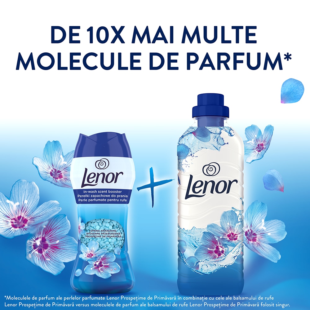 Perle parfumate pentru rufe Lenor Spring Awakening, 495 gr - eMAG.ro