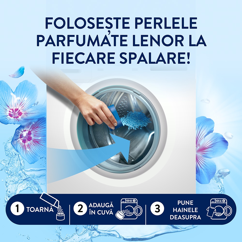 Perle parfumate pentru rufe Lenor Spring Awakening, 495 gr - eMAG.ro