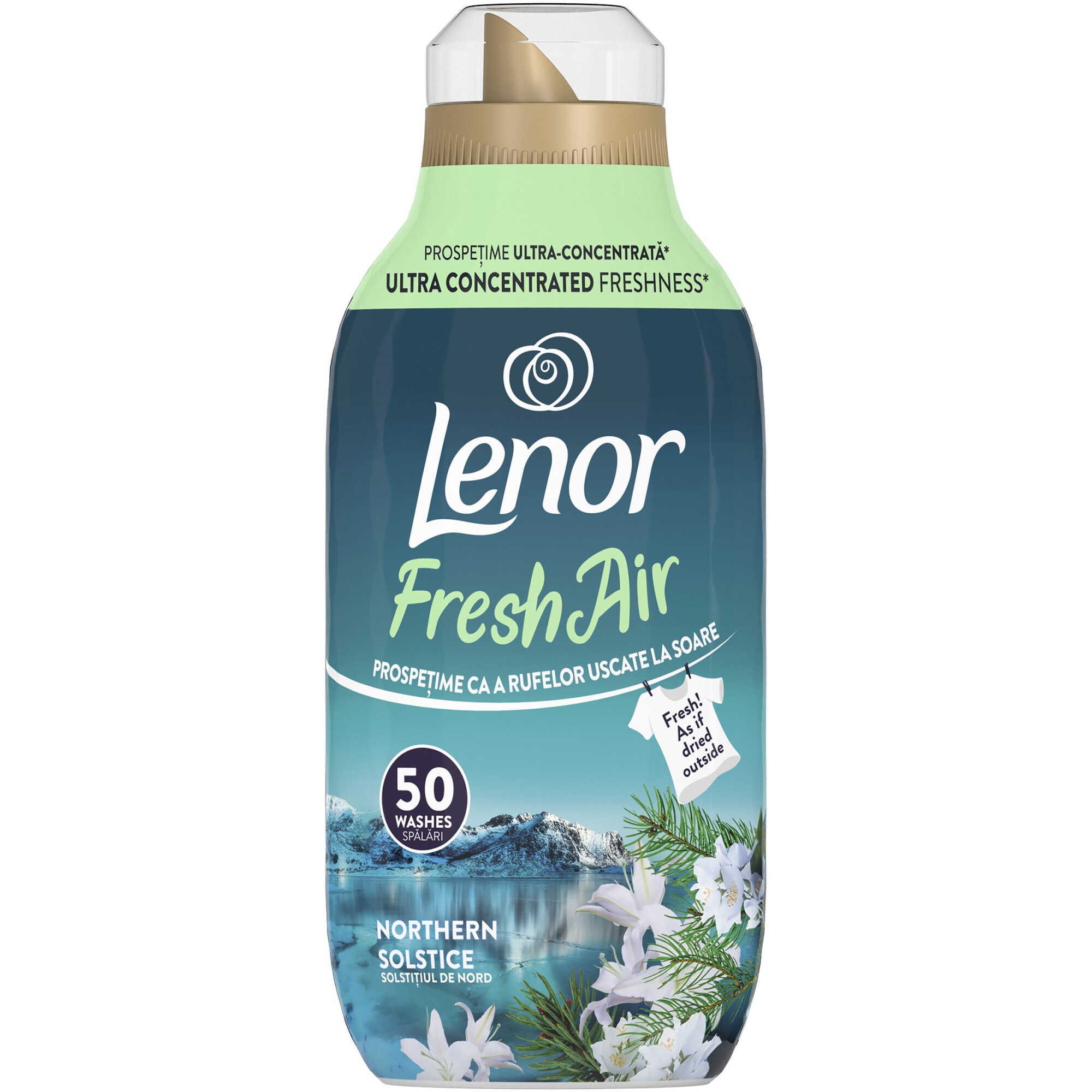 Омекотител Lenor Fresh Air Northern Solstice, 700 мл, 50 пранета - eMAG.bg