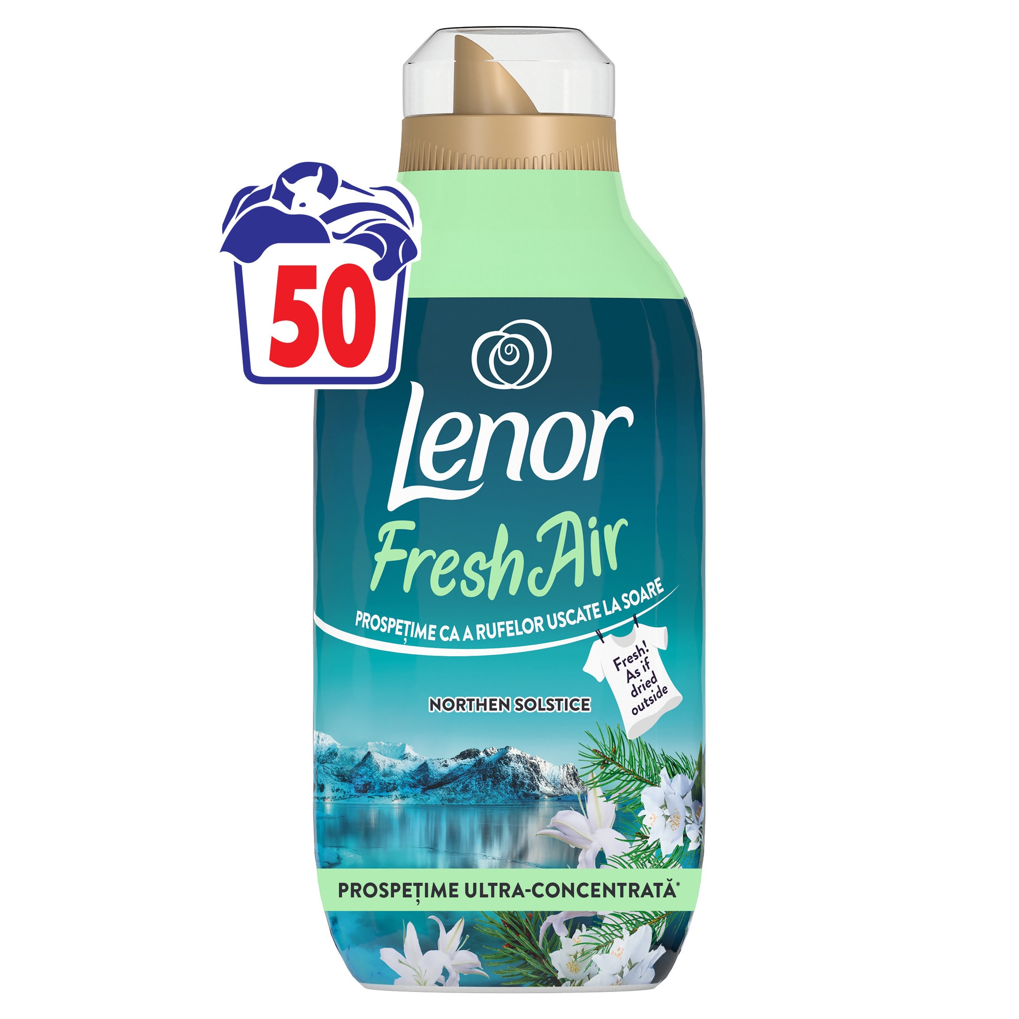 Омекотител Lenor Fresh Air Northern Solstice, 700 мл, 50 пранета - eMAG.bg