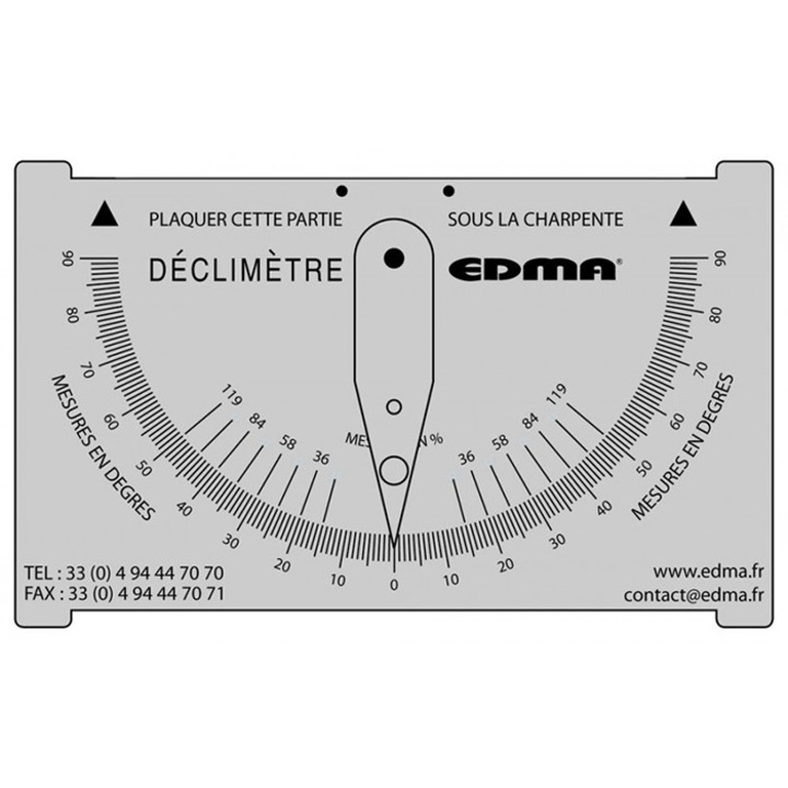 Инклинометър Edma за измерване на ъгли - eMAG.bg