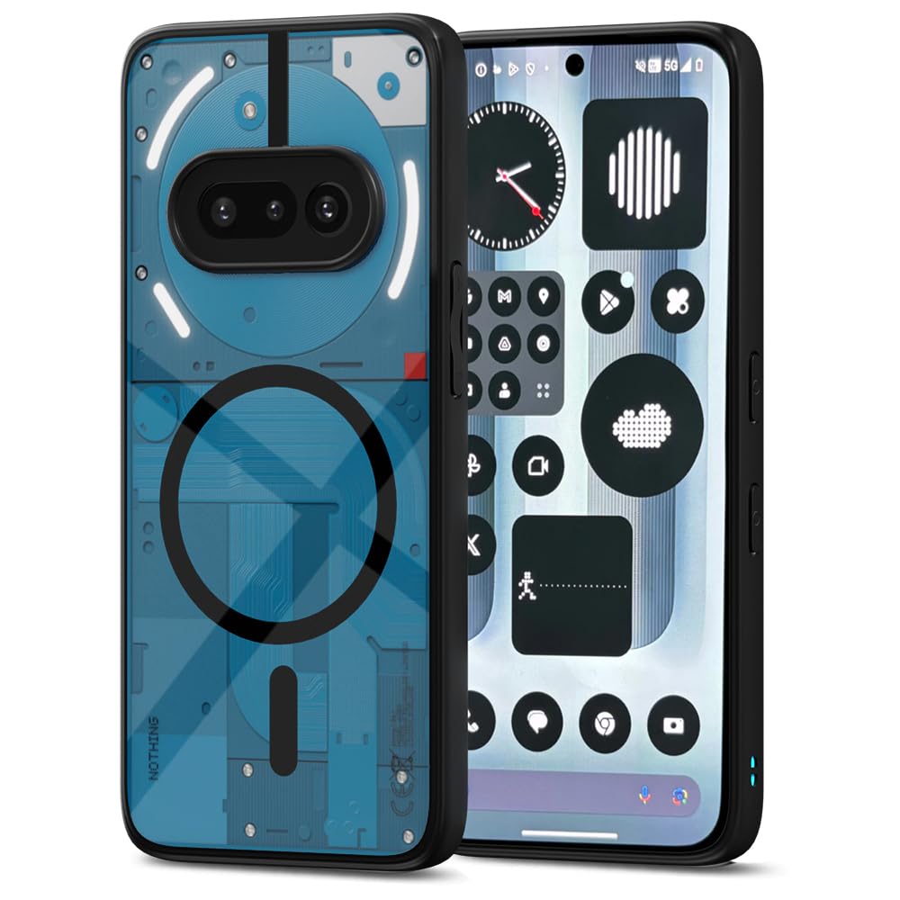 Husa pentru Nothing Phone (3a) compatibila MagSafe cu protectie lentile ...