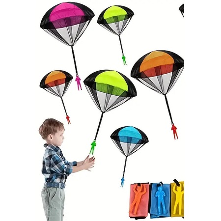 Soldat de jucarie cu parasuta, de aruncat cu mana si se deschide ...