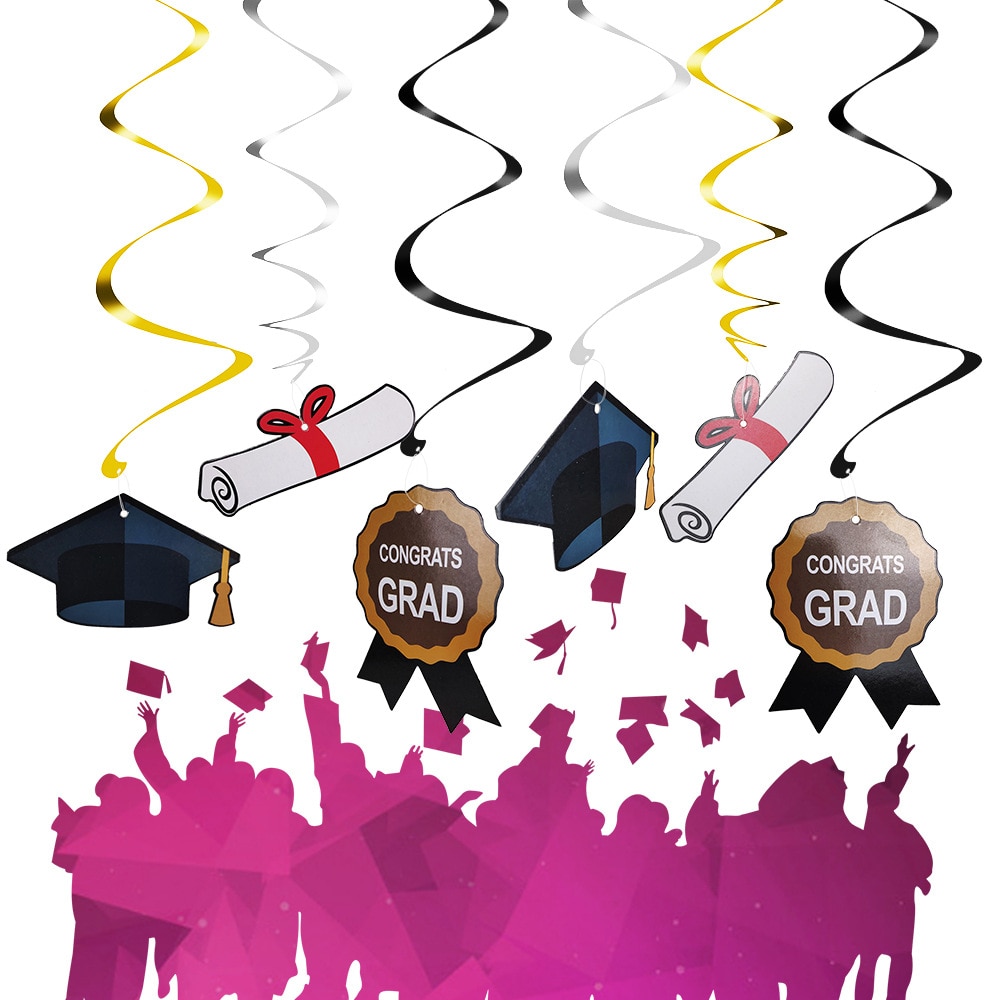 Set cu 48 de Baloane si accesorii pentru Absolvire 2025 ®VERSAGO - eMAG.ro