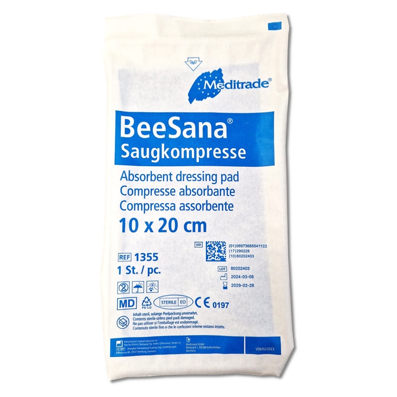 Compresa de pansament steril netesut foarte absorbant 10 x 20 cm 1 buc ...
