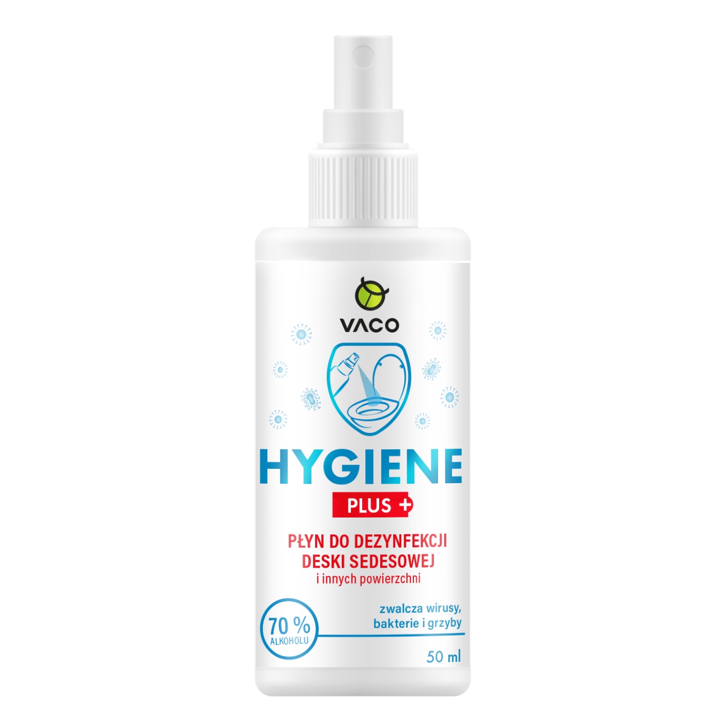 Dezinfectant VACO Hygiene PLUS, 50ml, eficient impotriva bacteriilor si ...