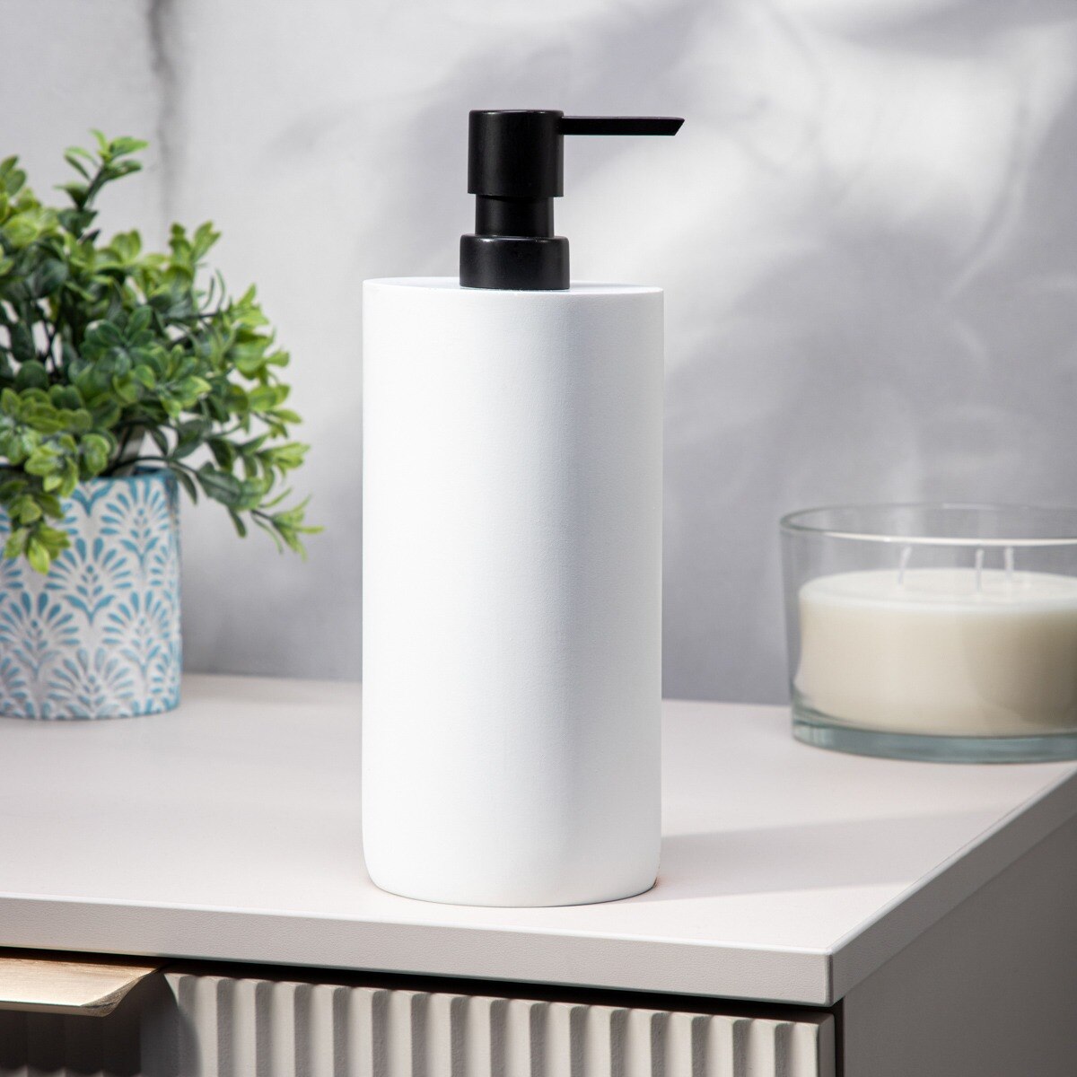 Dozator de sapun FLUX 800 ml, Homla, 9.3x23.7 cm, poliresina, design ...