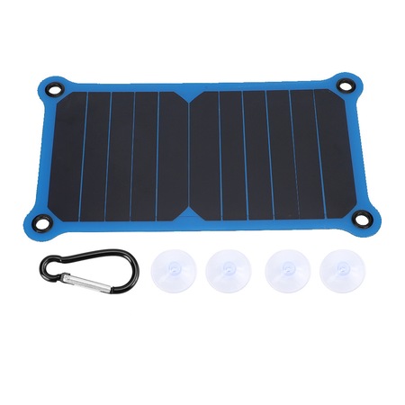 Panou solar monocrystalline 10W 5V, portabil, waterproof, eficienta ...