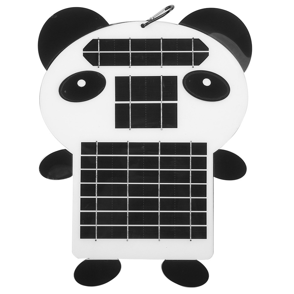Panou solar portabil 10W 5V forma de panda, eficienta ridicata ...