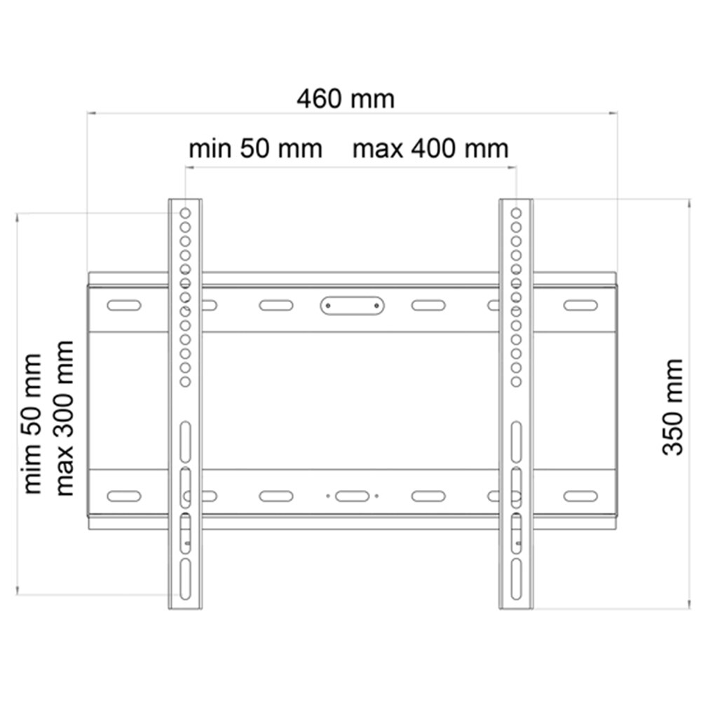 TV стойка за стена Laser Style Фиксирана, 23"-40", макс. 65 кг. - eMAG.bg