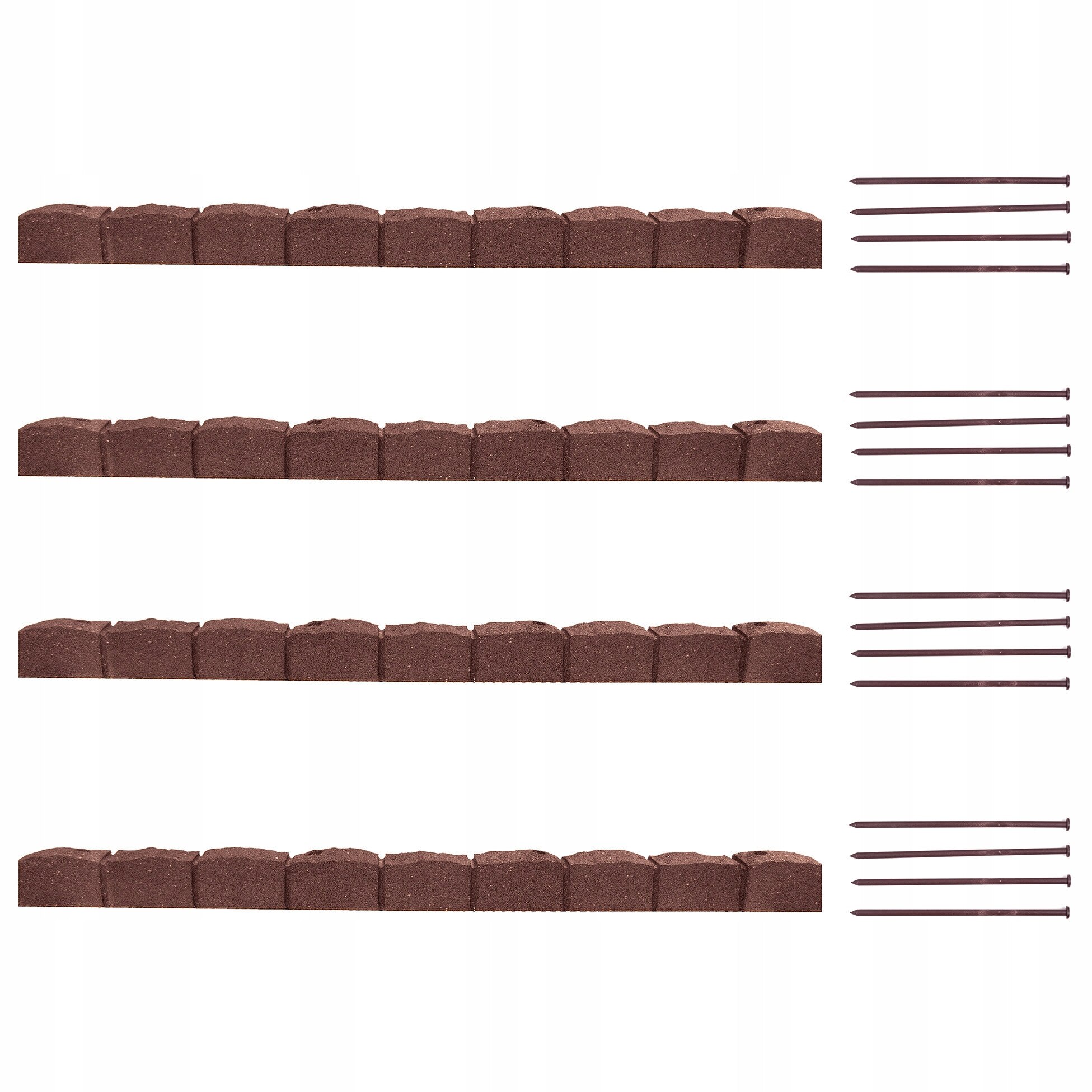Set Borduri De Gradina, e-floor, Terra, 480 cm, Decorativ, Ecologic ...
