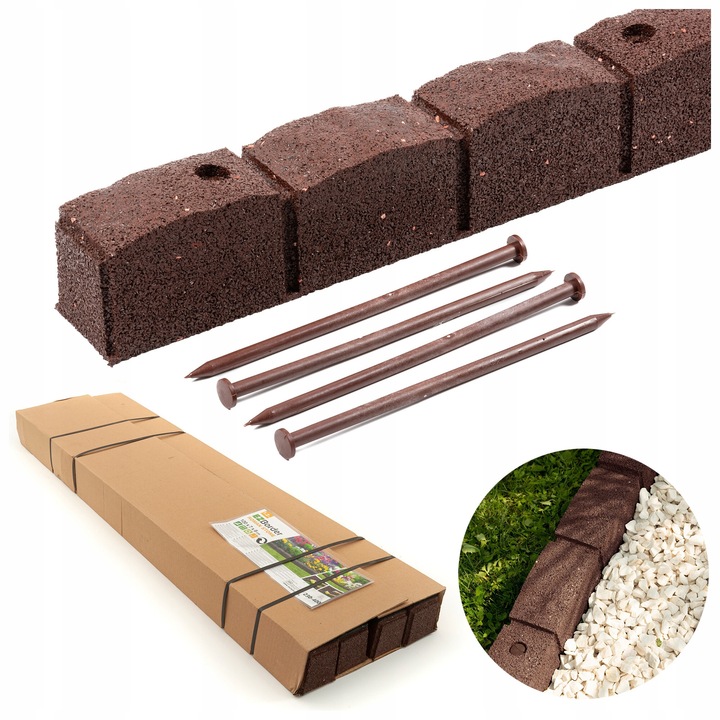 Set Borduri De Gradina, e-floor, Terra, 480 cm, Decorativ, Ecologic ...