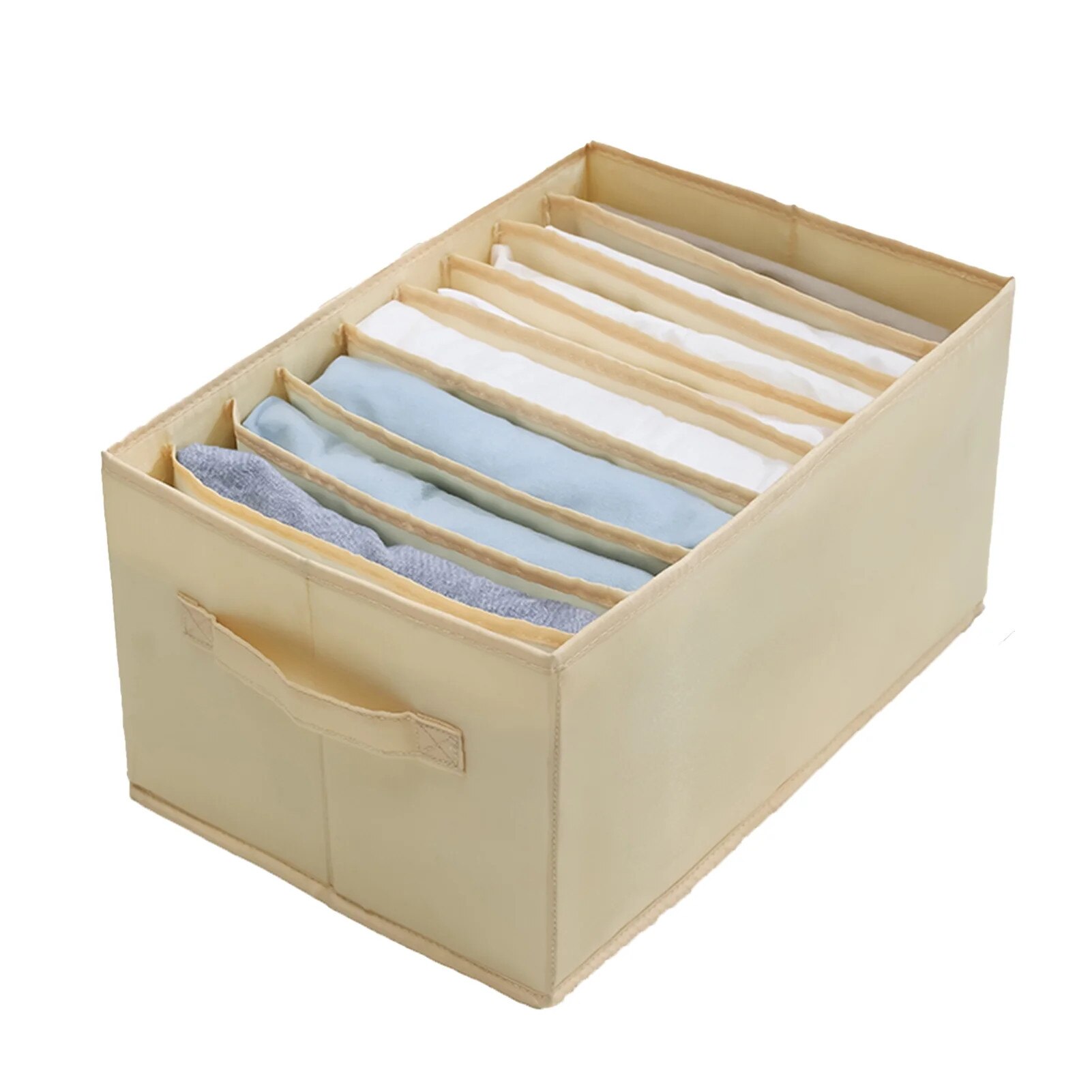 Cutie de depozitare pentru haine, 6/7/9 compartimente, material Oxford ...