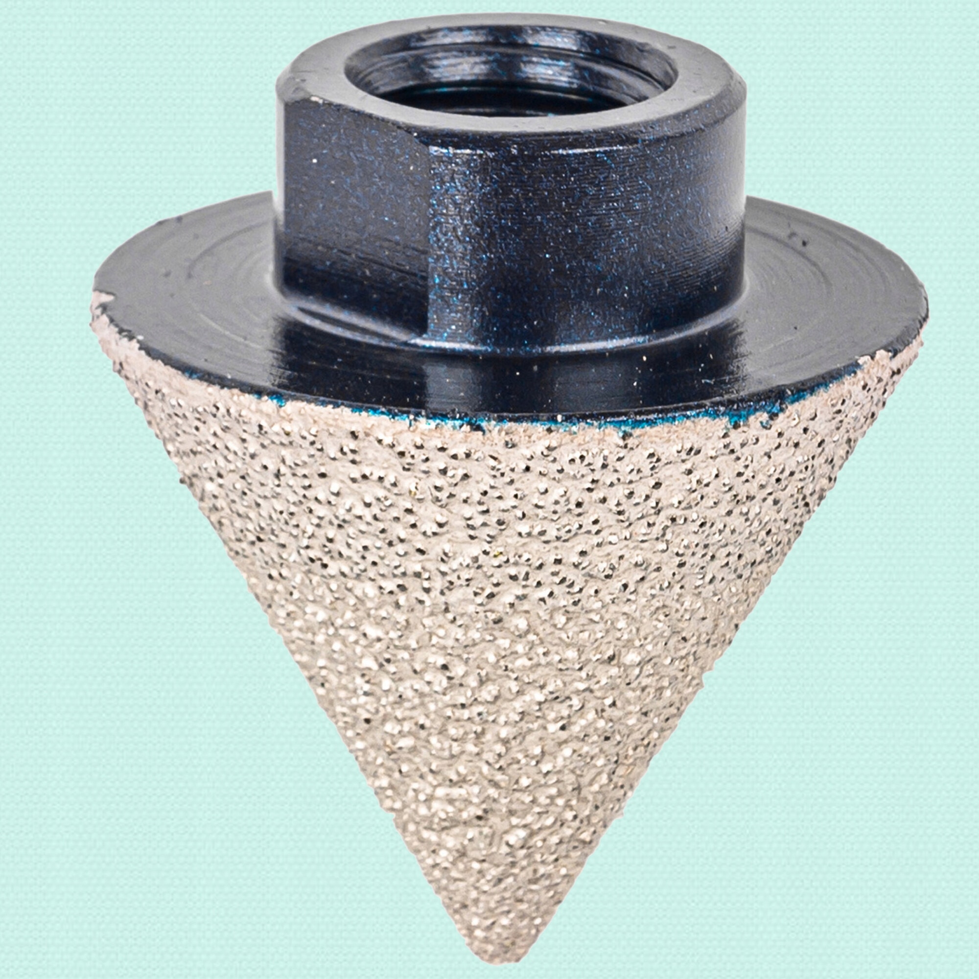 Freza cu diamant pentru gresie/marmura, Pixel, Forma conica, M14 2-50mm ...