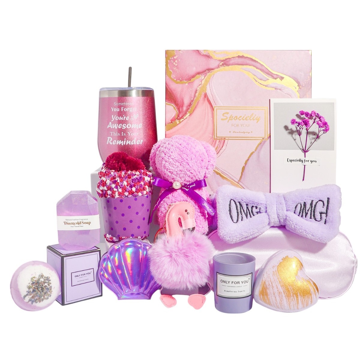 Set cadou spa pentru femei, soosable®, 13 piese Cutie cadou (cu rafie ...
