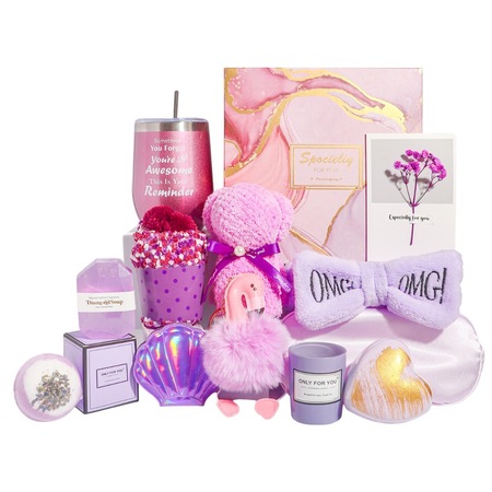 Set cadou spa pentru femei, soosable®, 13 piese Cutie cadou (cu rafie ...