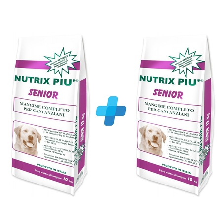 Суха храна за кучета, Nutrix Piu Senior 10 кг. + 2кг. - eMAG.bg