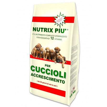 Суха храна за кучета Nutrix Piu за подрастващи кученца, 10 кг. - eMAG.bg