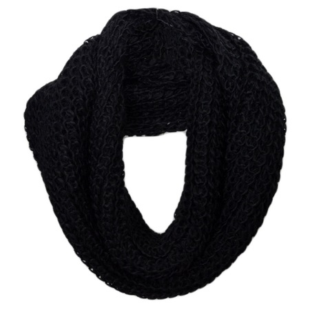 Fular Negru Circular Dublu Tricotat din Lana - eMAG.ro