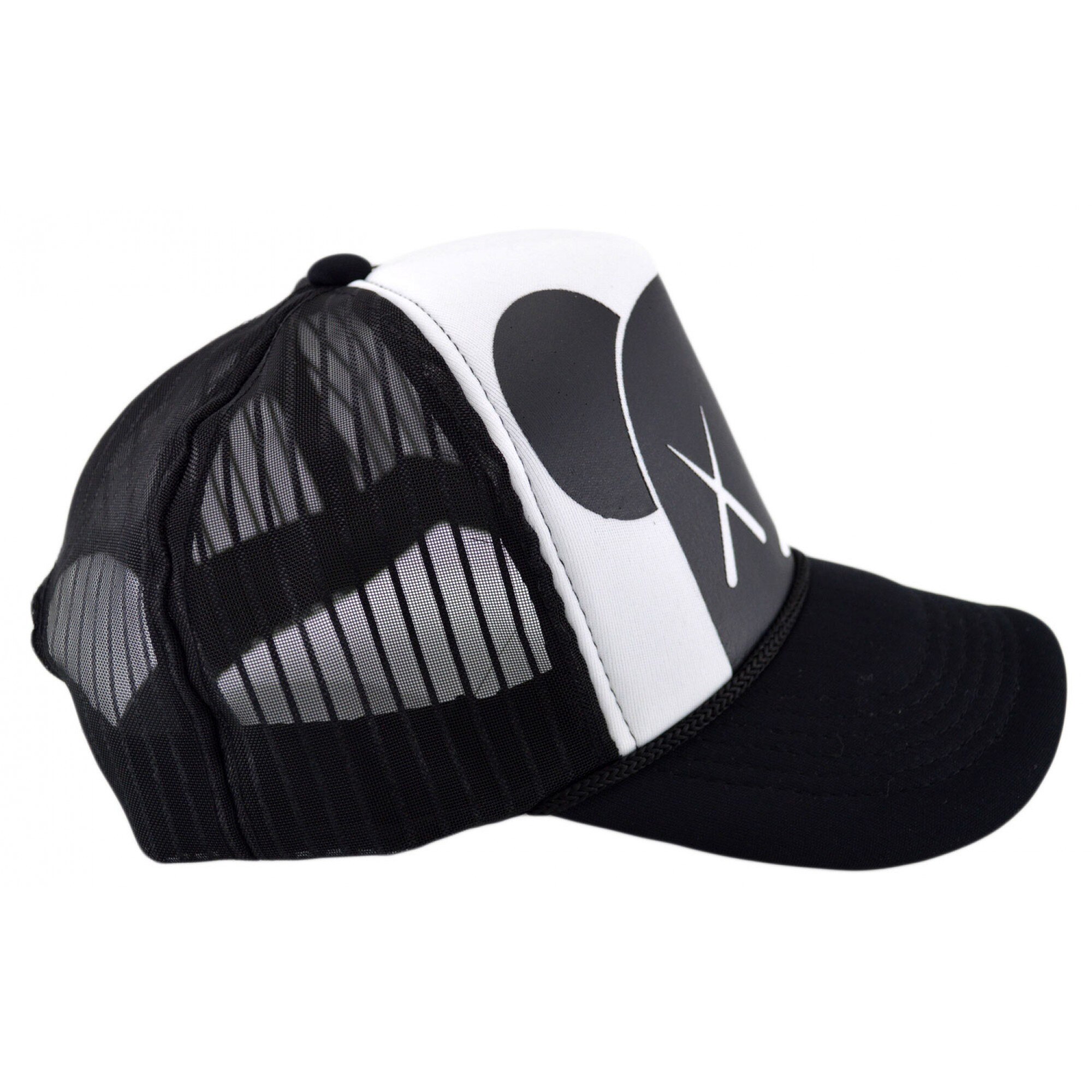 Sapca Trucker Neagru cu Alb - Panda X - eMAG.ro