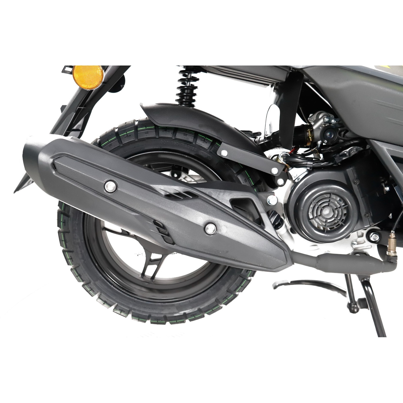 Scuter motor benzina, 49cc, model BSK-TANK, culoare verde - eMAG.ro