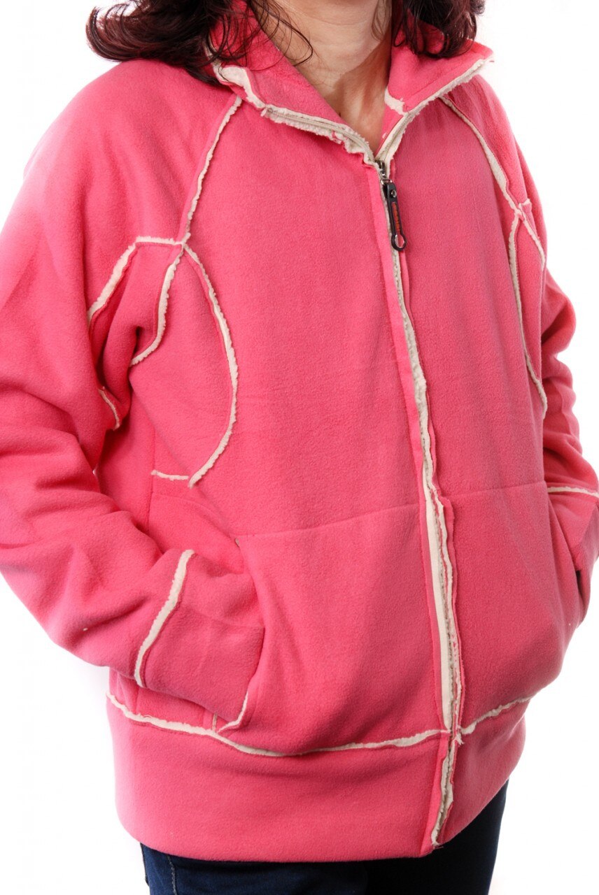 Jacheta roz cu fermoar, Essisi, S - eMAG.ro