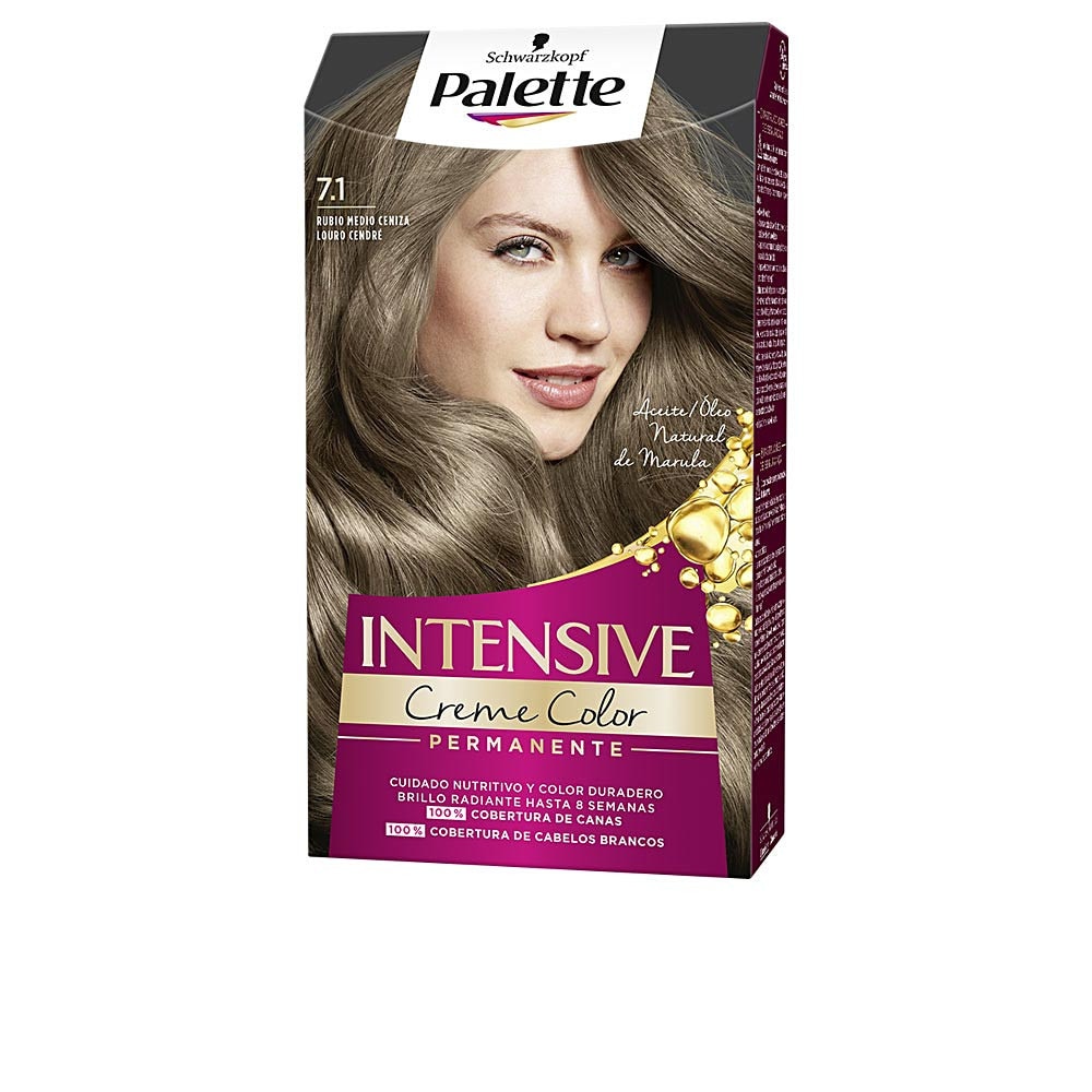 Vopsea de par Palette Intensive #7.1 blond cenusiu mediu - eMAG.ro