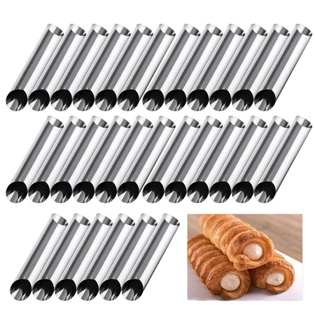 Forma prajituri din otel inoxidabil, 17cm, set de 15 bucati, design ...