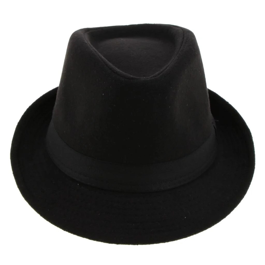 Fedora kalap, gyapjú, vintage stílusú, 57 cm, fekete - eMAG.hu