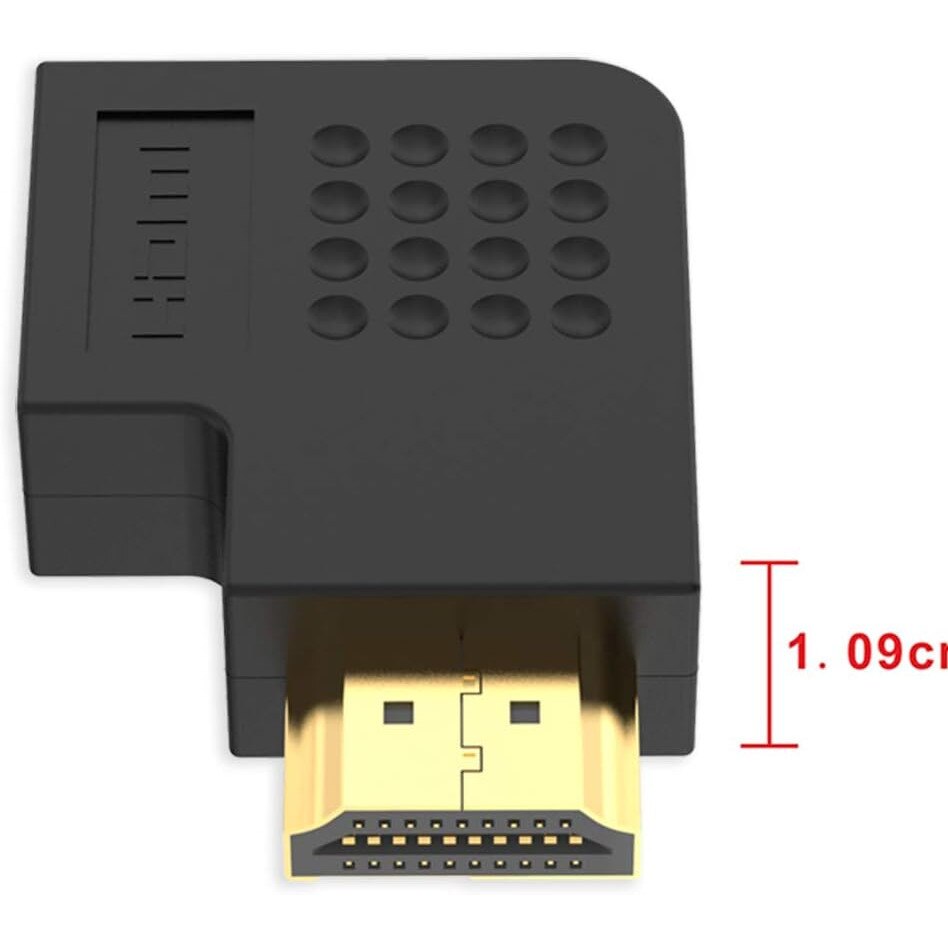 Adaptor HDMI 8K, Enforose, design unghi, compatibil cu AMD FreeSync si ...