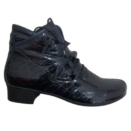 Botine moderne lucioase cu dublu sistem de inchidere,D&J Exclusive ...