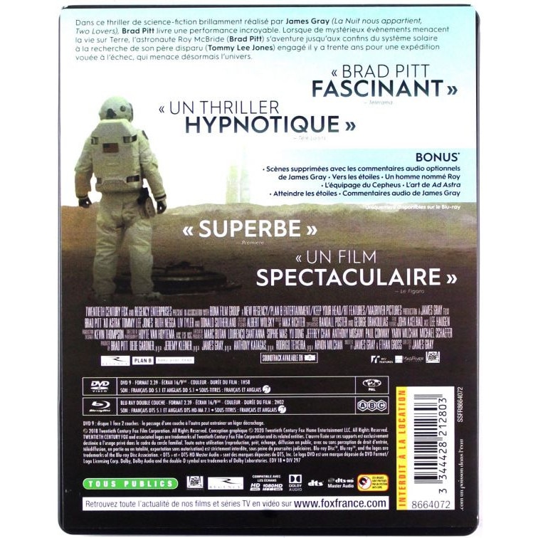 Ad Astra [Blu-Ray]+[DVD] - eMAG.ro