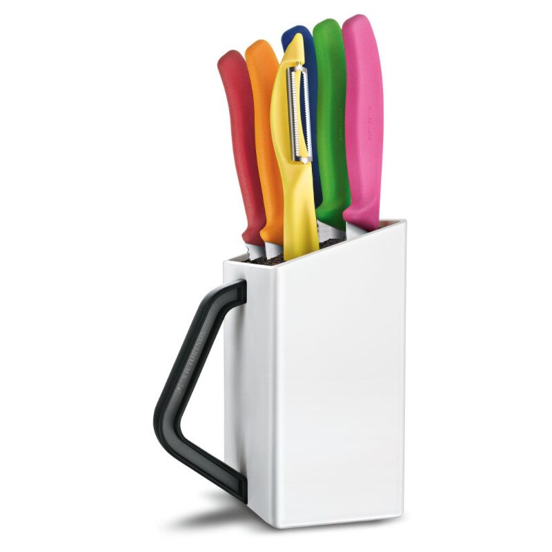 Set cutite Victorinox Swiss Classic Utility Block, 6 piese cu suport ...