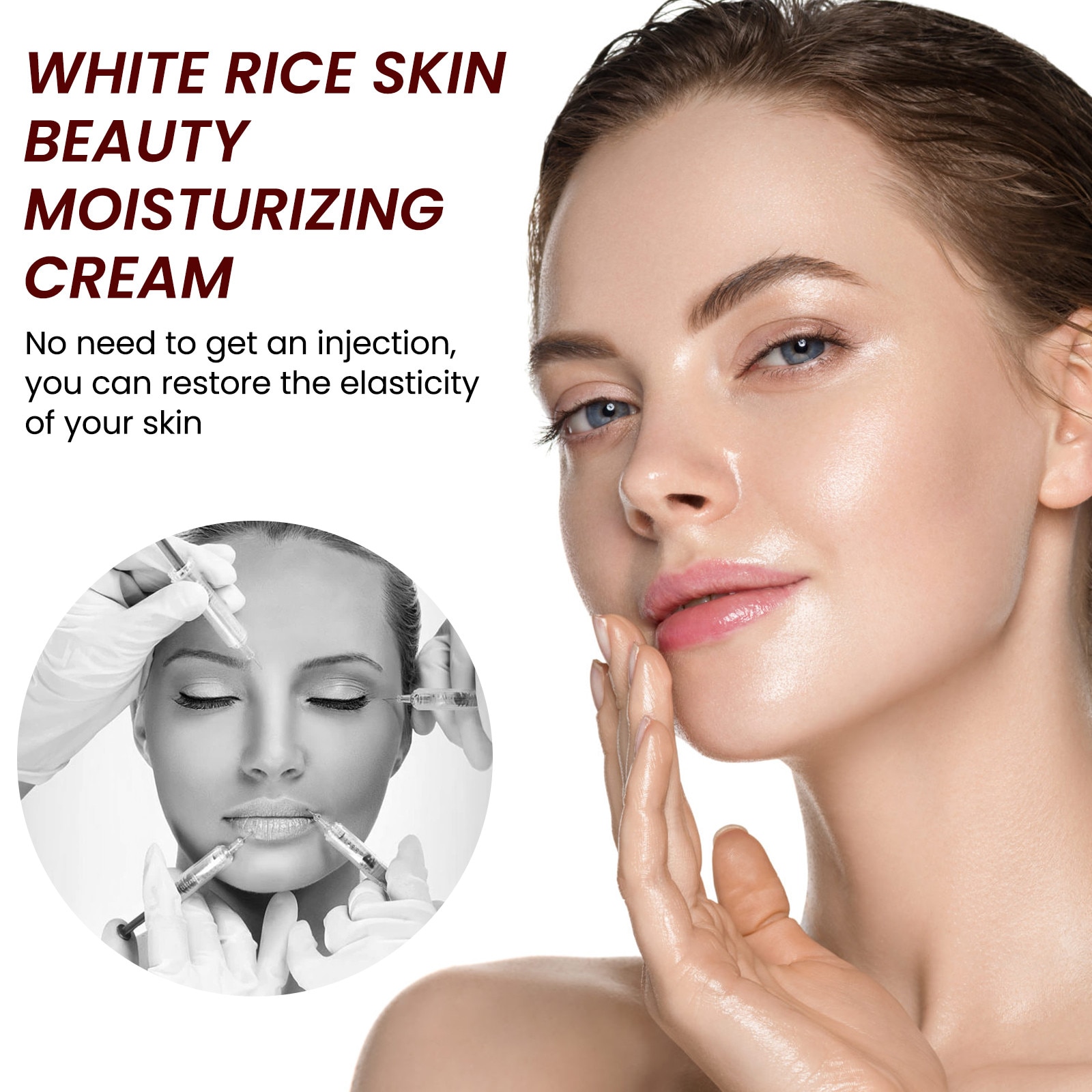 Crema de fata, OUHOE, cu orez alb, hidratare, albire, 30g - eMAG.ro