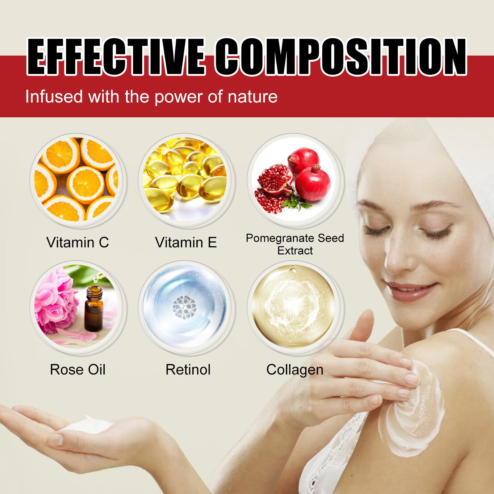 Corector pete intunecate, crema de fata, 50ml, cu vitamina C si E ...
