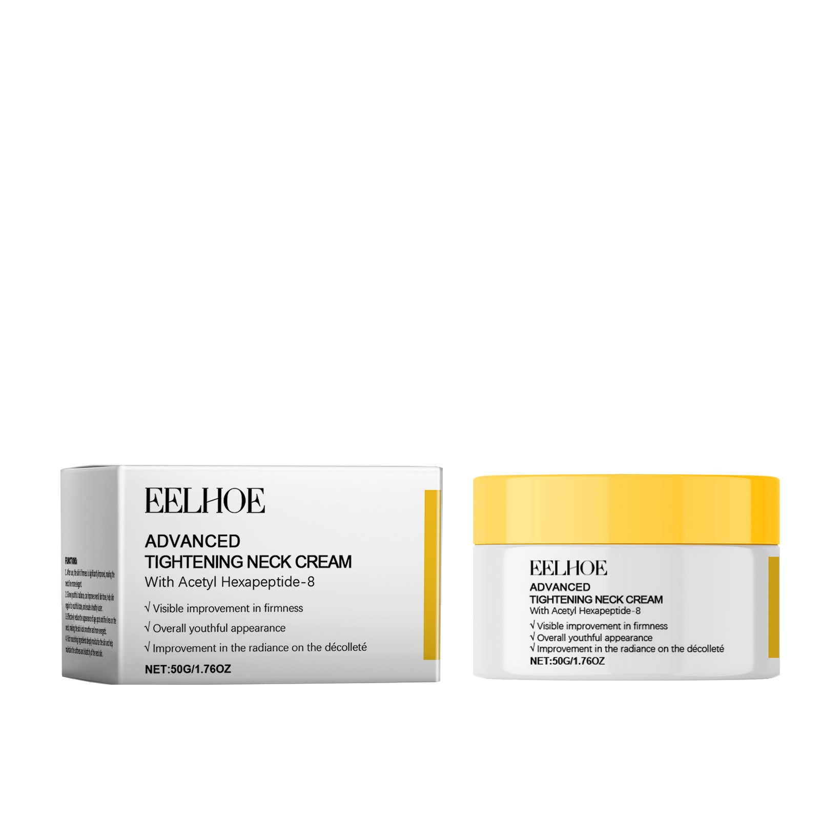 Crema de albire si fermitate pentru gat EELHOE, 2 buc, 50g - eMAG.ro