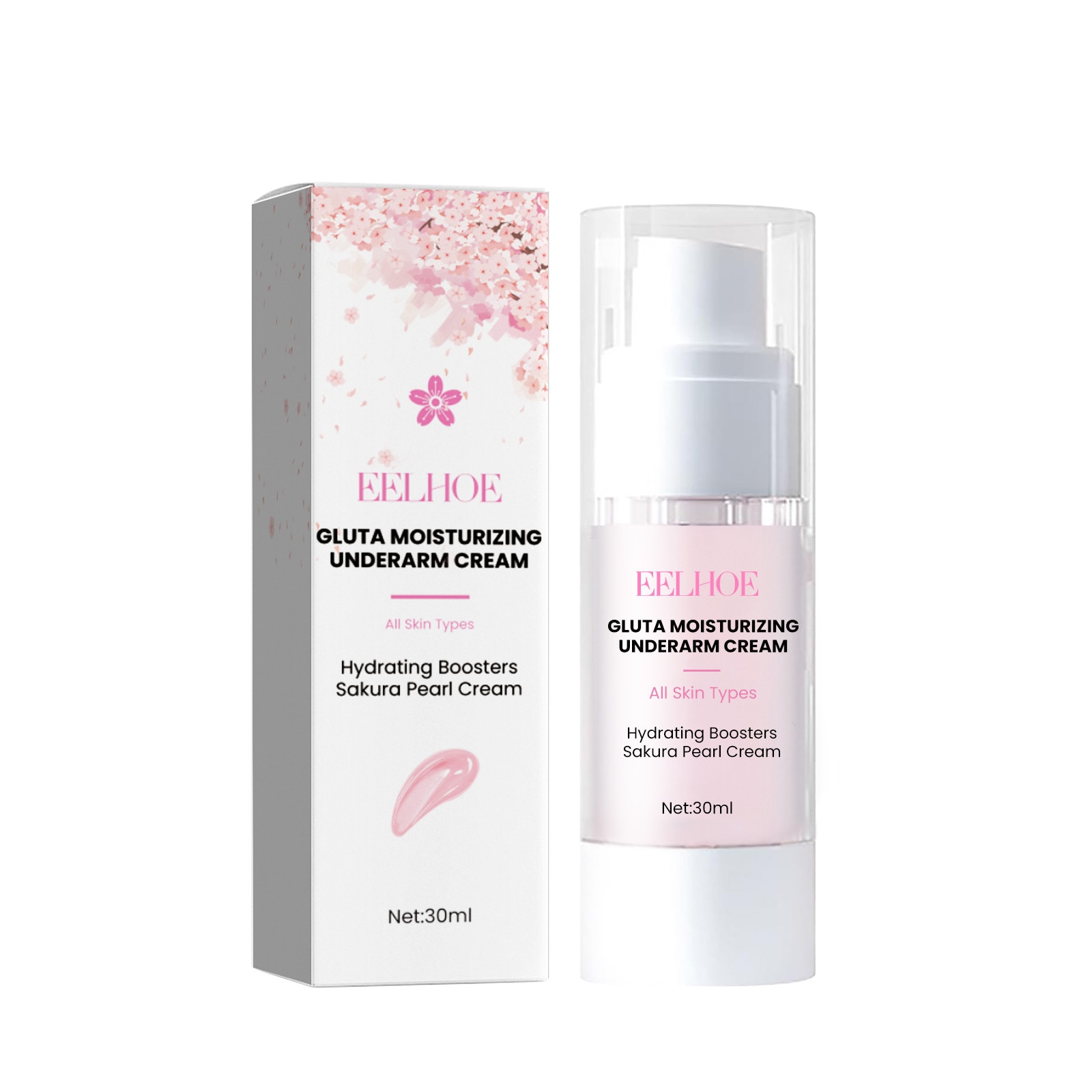 Crema de albire pentru axila, EELHOE, extract de flori de cires, 30 ml ...