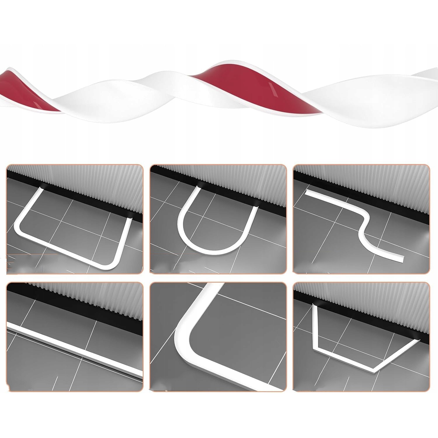 Banda etansa cabina de dus, Bariera Anti-apa pentru Dus si Baie - Banda ...