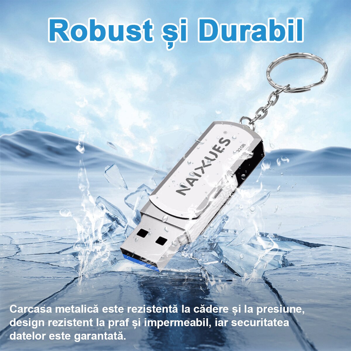 Stick Memorie USB 3.0, NAIXUES®, 32GB, High Speed, Backup fisiere ...